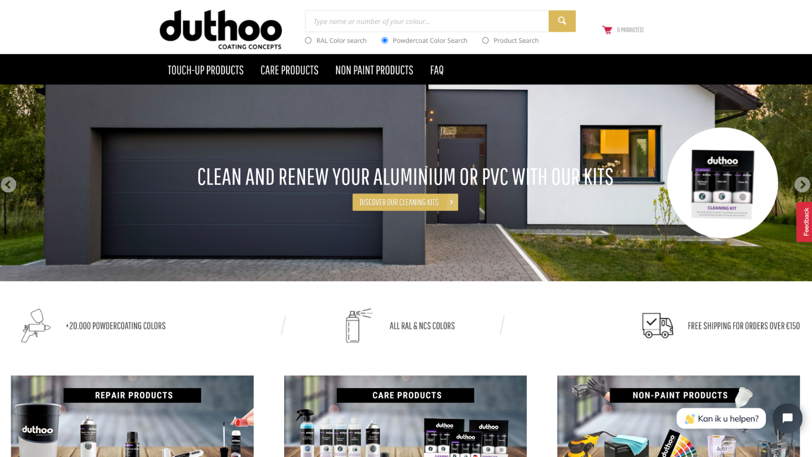 Order efficiently & effortlessly: discover our webshop! | duthoo